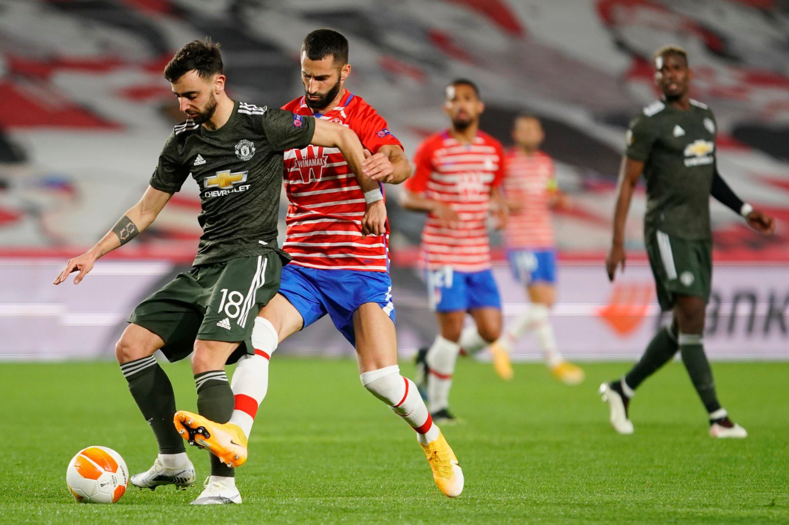Watch: Bruno Fernandes scores Manchester United's second at Granada in ...
