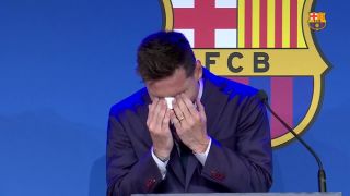 Watch: Tearful Lionel Messi given touching standing ovation by entire ...