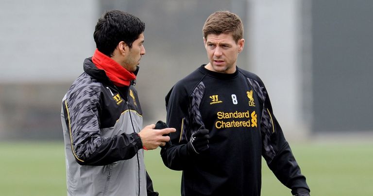 Steven Gerrard says Luis Suarez is the best player he played with at ...