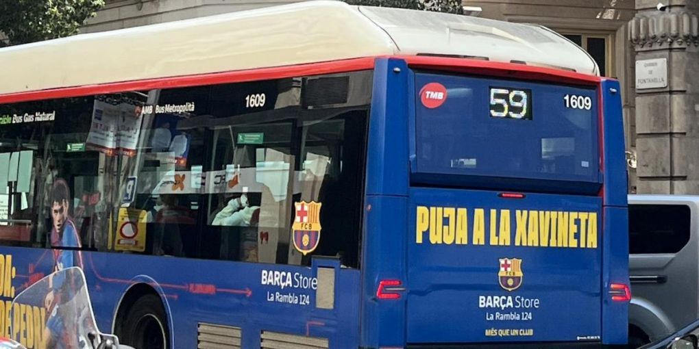 Barcelona launch 'Xavineta' advertising campaign on local buses ...