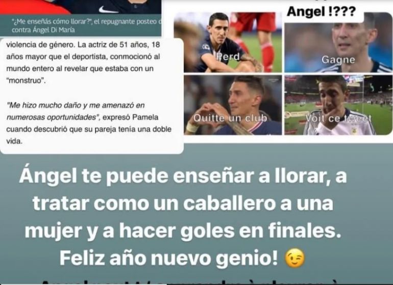 Angel di Maria's wife Jorgelina wades into spat with brutal response to ...