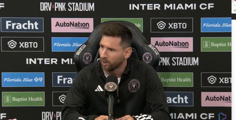 WATCH: AI-generated video Lionel Messi answering question in English ...