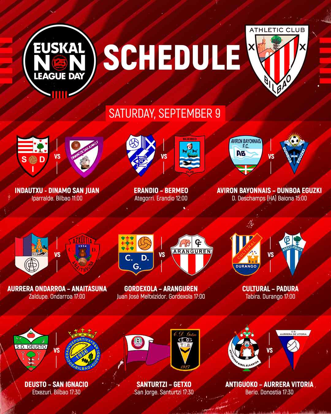 Athletic Club to celebrate inaugural Basque non-league day this weekend ...