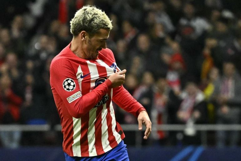Antoine Griezmann calls for calm after superb Champions League debut