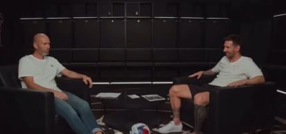 WATCH: Zinedine Zidane explains to Lionel Messi why he wore number 5 at ...