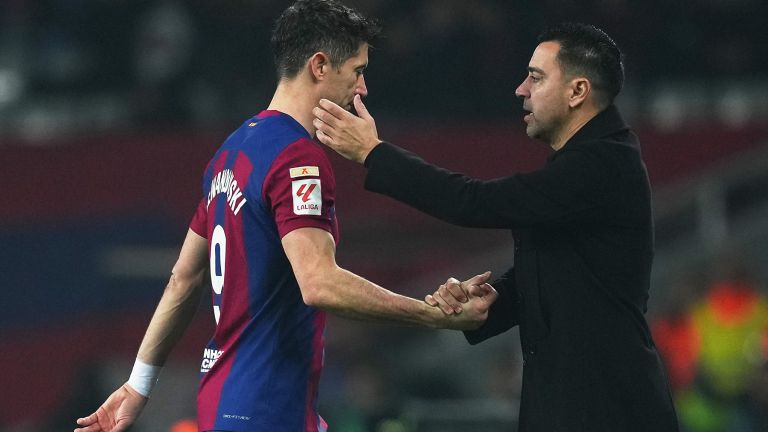 The numbers behind Robert Lewandowski's improved form for Barcelona in ...