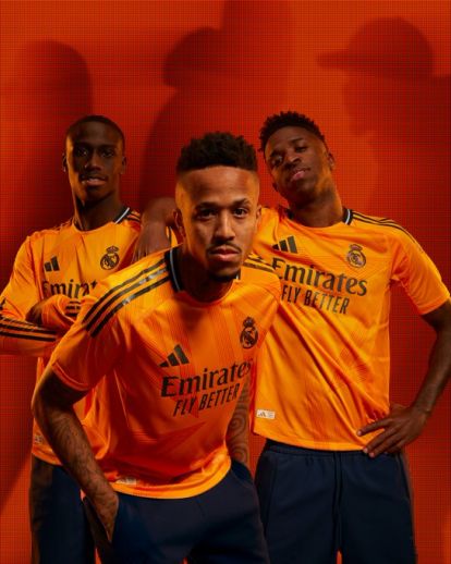 Kylian Mbappe features as Real Madrid release bold new away kit ...