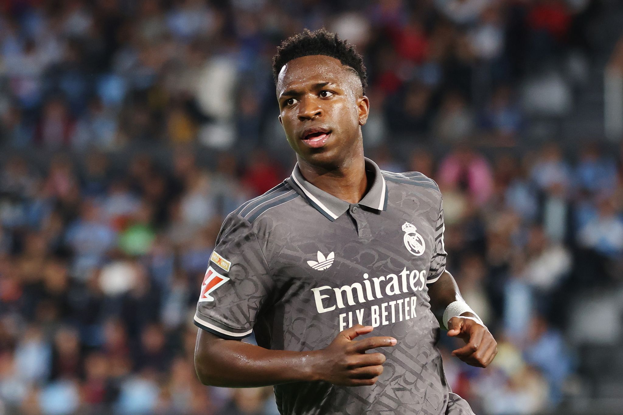 WATCH: Atletico Madrid and Barcelona fans both mock Vinicius Junior ...