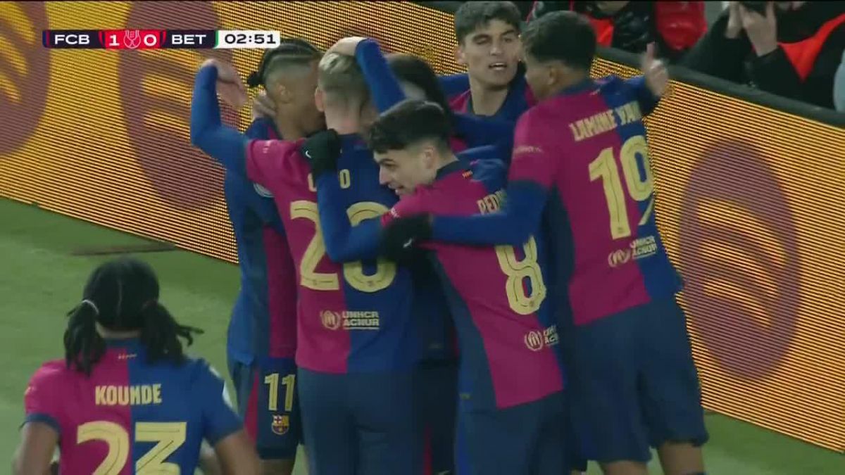 WATCH: Barcelona strike early against Real Betis as Gavi nets second ...