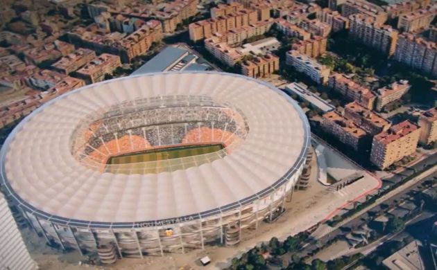 Valencia announce work on Mestalla stadium has started again