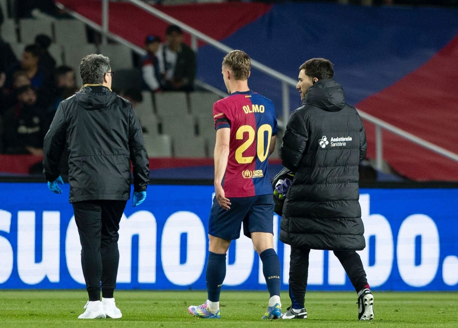 Barcelona manager Hansi Flick provide worrying Dani Olmo injury update - Football España