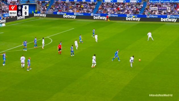 WATCH: Real Madrid lead against Alaves courtesy of Eduardo Camavinga