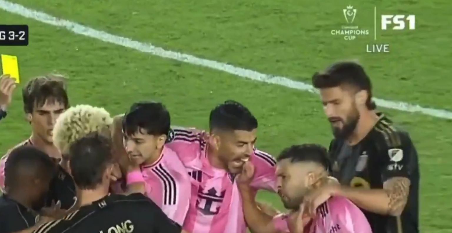 WATCH: Luis Suarez bites again - gets Inter Miami teammate