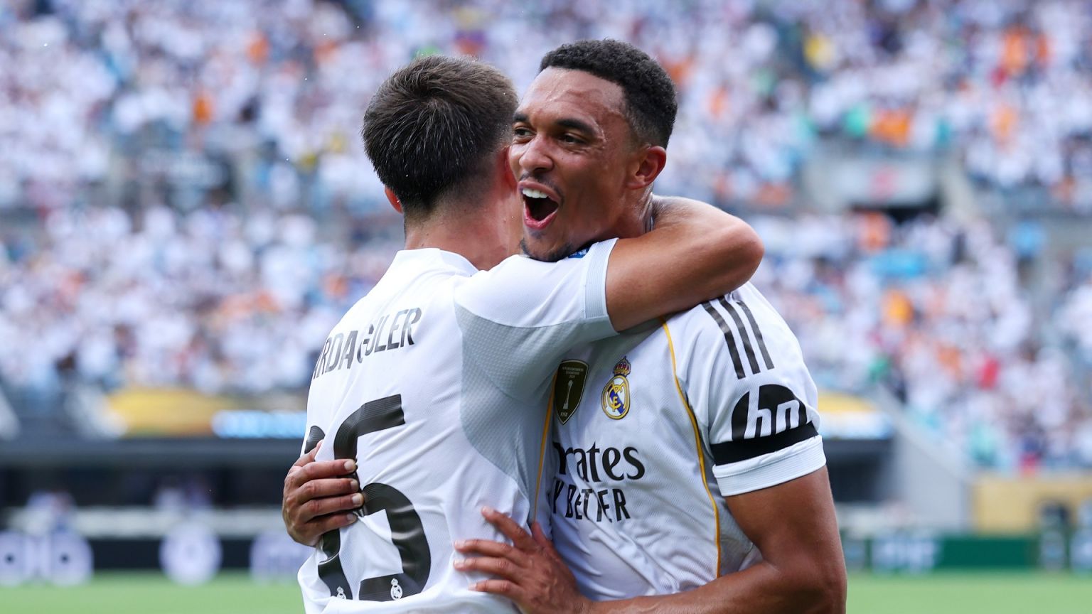 Real Madrid seal Xabi Alonso's first win despite Pachuca scare