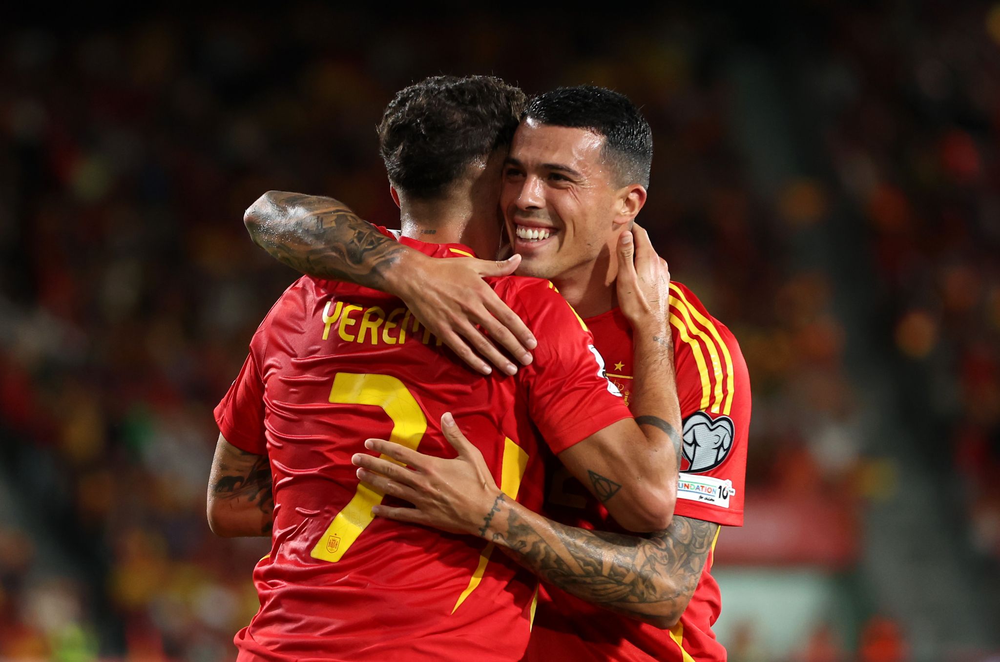 Spain defeat Georgia, 100% record in World Cup qualifying stays